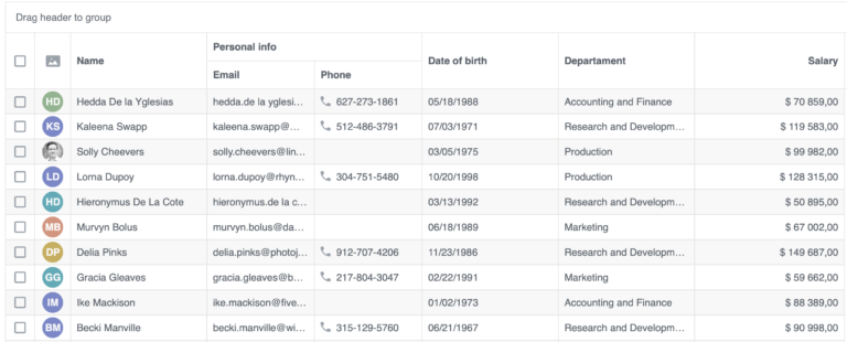 Best JavaScript components for web reporting • WebDataRocks